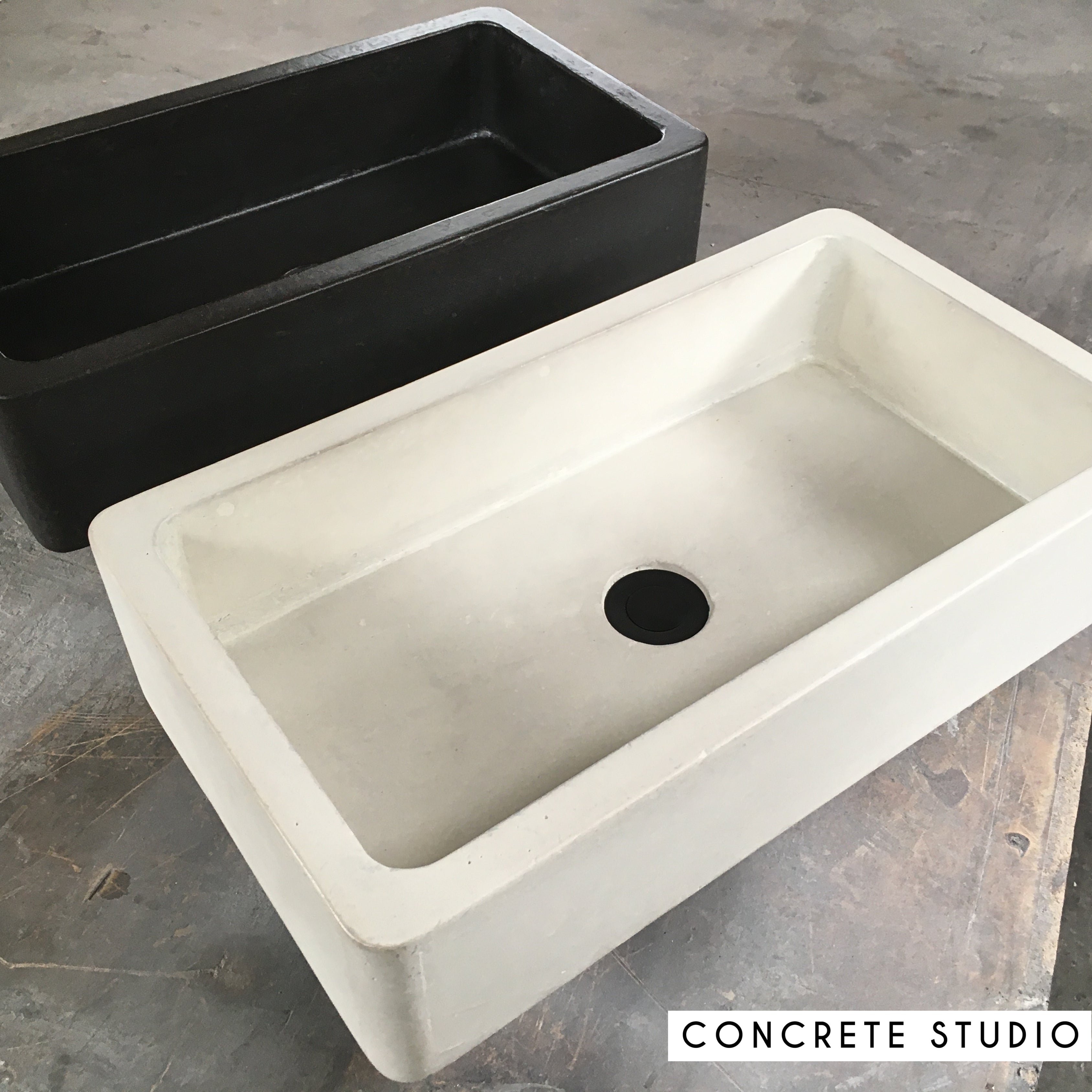 Concrete Basin • Bathroom Design • Interior Design – Concrete Studio
